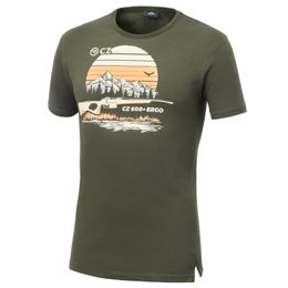 CZ T-Shirt Hunting Men Oliv (Gr&ouml;&szlig;e: M)