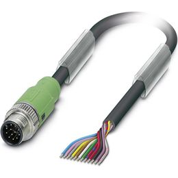 Phoenix Contact Sensor-/Aktor-Steckverbinder, Elektronikkabel + Stecker, Schwarz