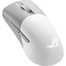 ASUS ROG Keris Wireless Aimpoint (Kabellos), Maus, Weiss