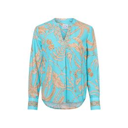 EMILY VAN DEN BERGH Bluse Damen Gr&ouml;&szlig;e L beige / aqua