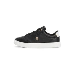 Tommy Hilfiger Sneaker 'Essential Chic Court' Damen Gr&ouml;&szlig;e 42 gold / schwarz