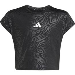 Adidas All Sports Crop Funktionsshirt Mädchen - schwarz - Gr. 164