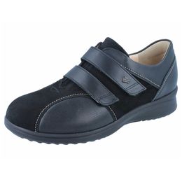 Finn Comfort Slipper 'L&uuml;ttich' Damen Gr&ouml;&szlig;e 41.5 nachtblau / schwarz
