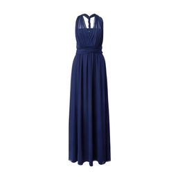 Swing Kleid mit Schal Damen Gr&ouml;&szlig;e 42 ultramarinblau Winterkleid