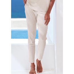 s.Oliver Damen Pyjamahose, beige-meliert, Gr&ouml;&szlig;e 44/46