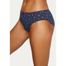 petite fleur by Lascana Damen Jazz-Pants Slips, navy, berry, Gr&ouml;&szlig;e 40/42