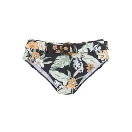 Sunseeker Damen Highwaist-Bikini-Hose, schwarz-bedruckt, Gr&ouml;&szlig;e 36