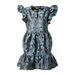 Coast Kleid 'Daisy' Damen Gr&ouml;&szlig;e 40 taubenblau / gold / schwarz Winterkleid