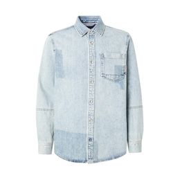 Scotch & Soda Scotch & Soda Button Up Shirt 'Art from t' male Blue size L