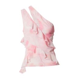 LeGer by Lena Gercke Blusentop 'Theres' Damen Gr&ouml;&szlig;e XL pink / rosa / wei&szlig;