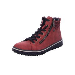 Rieker Lace-Up Ankle Boots female Red size 40