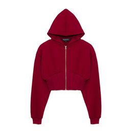 No Matter What Zip-Up Hoodie female Red size S