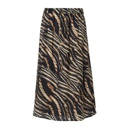 comma, COMMA Rock Damen Größe 44 beige / braun / schwarz