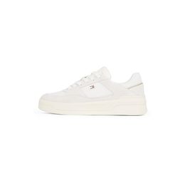 Tommy Hilfiger Sneaker 'ESSENTIAL BASKET' Damen Größe 42 ecru / gold / weiß