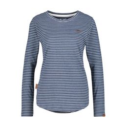 ALIFE & KICKIN Langarmshirt &raquo;Damen LeaAK Z&laquo; marine melange L L Auf Streifzug! LeaAK Z das brandneue Longsleeve f&uuml;r Damen von alife and kickin