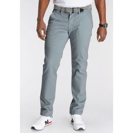 DELMAO Chinohose mit Details graublau 33 - Länge 30 Länge 30 33 Chinostretchhose von "DELMAO"