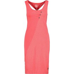 alife and kickin ALIFE & KICKIN Sommerkleid »Damen CameronAK B« coral melange XXL - Normalgrößen Normalgrößen XXL Ärmeloses, kurzes Sommerkleid mit sportlichem...