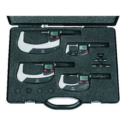 Helios Preisser Bügelmessschrauben-Set IP65 digital 0-100mm ; Mahr (4157015)