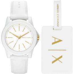 Armani Exchange Uhr Damen Gr&ouml;&szlig;e One Size gold / wei&szlig;