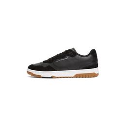 Tommy Hilfiger Sneaker 'BASKET BETTER' Herren Größe 41 schwarz / silber