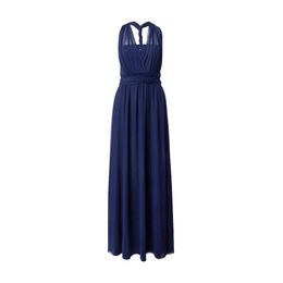 Swing Kleid mit Schal Damen Gr&ouml;&szlig;e 42 ultramarinblau Winterkleid
