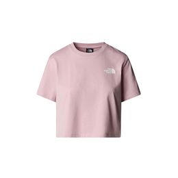 The North Face T-Shirt 'Simple Dome' Damen Gr&ouml;&szlig;e XXL rosa / wei&szlig;
