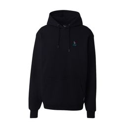 Iriedaily Sweatshirt 'What the Duck' Herren Gr&ouml;&szlig;e XXL azur / orange / schwarz