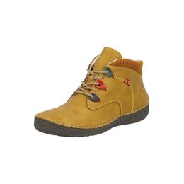 Rieker Lace-Up Ankle Boots female Yellow size 36