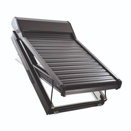 Dachfenster mit Rollladen, PVC, Schwingfl&uuml;gel, Roto Q4, Innen Wei&szlig;, au&szlig;en Anthrazit, individuell konfigurieren