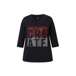 Ulla Popken Shirt female Black size 62-64