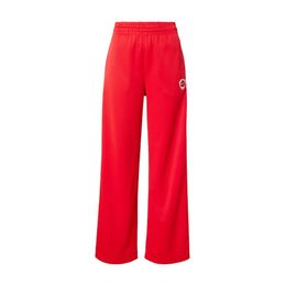 Nike Sportswear Hose Damen Gr&ouml;&szlig;e 34 rot / wei&szlig;