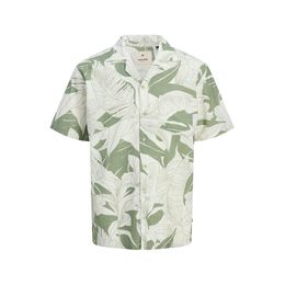 Jack & Jones Jack & Jones Button Up Shirt 'JPR Bahamas' male Green, White size XS