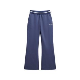 Superdry Hose Damen Größe 42 navy / weiß