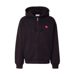 Carhartt Work In Progress Carhartt WIP Sweatjacke 'Heart II Hartt' Herren Größe XXL rot / schwarz / weiß