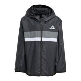 adidas Sportswear Sportjacke 'Tiberio' Jungen Gr&ouml;&szlig;e 116 grau / schwarz / wei&szlig;
