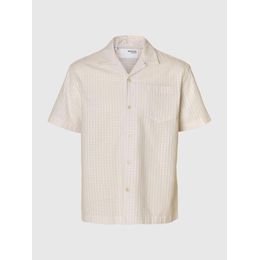 Selected Button Up Shirt male Grey size S