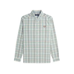 Fred Perry Button Up Shirt male Green size L