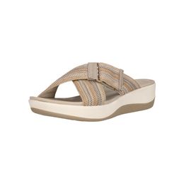 Clarks Sandale 'Arla Wave' Damen Gr&ouml;&szlig;e 41 beige