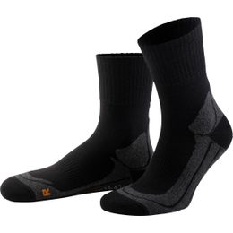 Camano Damen Wandersocken schwarz, Gr&ouml;&szlig;e 35-38