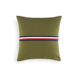 Tommy Hilfiger Kissenbezug 'RIBBON' Herren Gr&ouml;&szlig;e 40x40 cm gr&uuml;n