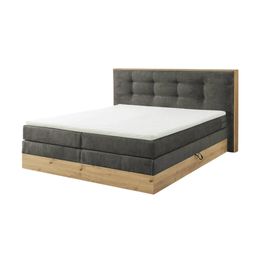 Primo Boxspringbett mit Bettkasten Nox grau Ma&szlig;e (cm): B: 205 H: 114 &raquo; M&ouml;bel Kraft