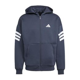 adidas Sportswear Athletic Zip-Up Hoodie 'FI' male Blue size XXL