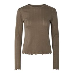 Pieces Shirt female Brown size L