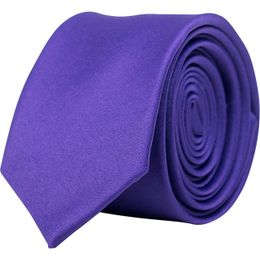 Korntex, Krawatte + Fliege, Krawatte - Schmal, Violett