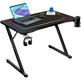 Huzaro Hero 1.8, Gaming Tisch, Schwarz