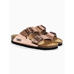 Sunbay Pantoletten "Trefle" in Ros&eacute;gold - 65% | Gr&ouml;&szlig;e 37 | Damen-pantoletten