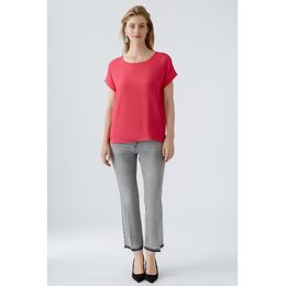 Oui Shirt in Rot - 76% | Gr&ouml;&szlig;e 36 | Damen-tops