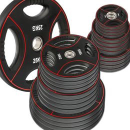 Vorteilspaket! 125 kg - 50 mm Polyurethan 4-Grip Hantelscheiben