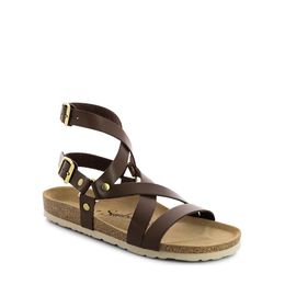 Sunbay Leder-Sandalen "Elorza" in Braun - 61% | Gr&ouml;&szlig;e 38 | Damen-sandalen
