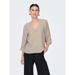 Jacqueline de Yong JDY Bluse in Beige - 50% | Gr&ouml;&szlig;e 34 | Damen-blusen